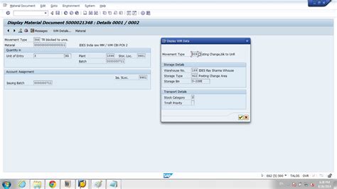 Solved Problem While Doing Transfer Posting Sap Community