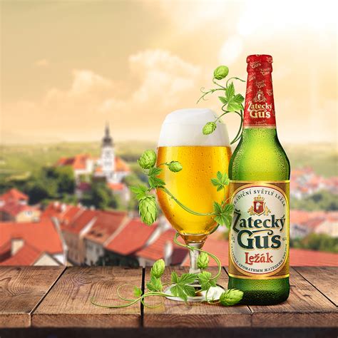 Zatecky Gus keyvisual cgi packshot year 2013 on Behance