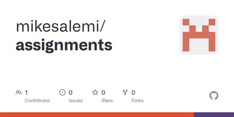 Github Mikesalemiassignments