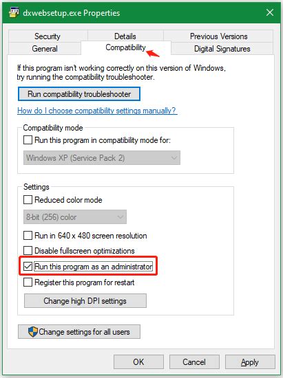ultimate fixes directx setup an internal system error occurred