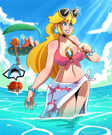 Princess Peach Rosalina And Princess Daisy Mario And More Drawn By Thegreyzen Danbooru
