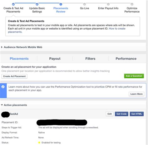 Android Mopub Testing Facebook Audience Network Native Ad Integration Stack Overflow