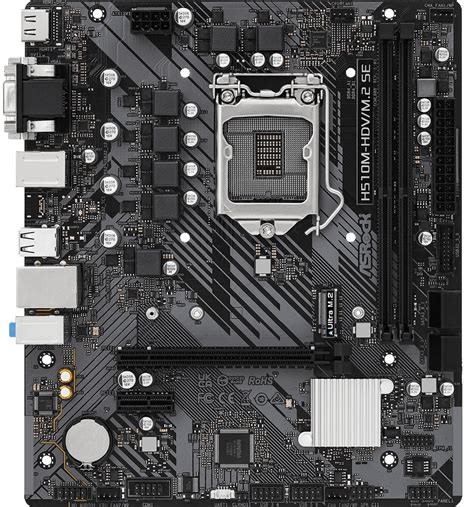 Материнська плата Asrock Ddr4 H510m Hdvm2 Se купити ціна