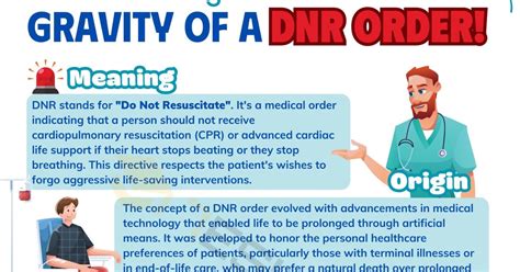 DNR Meaning What Is A DNR Order ESL