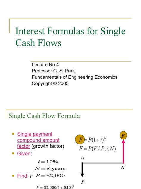Engineering Economics Analysis Lecture 4 Pdf Discounting Economics