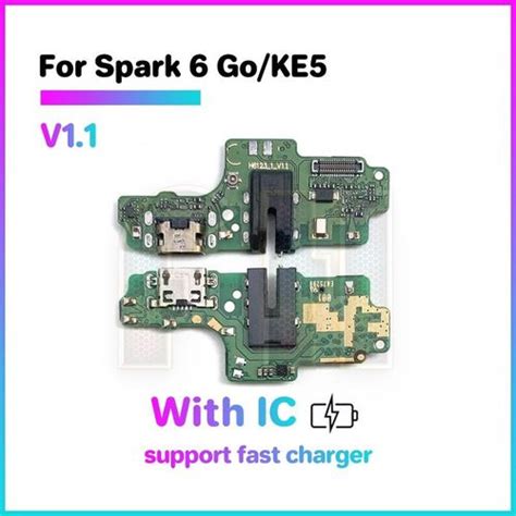 Generic Usb Charging Charger Port Board For Tecno Spark 6 Go Ke5 Ke 5