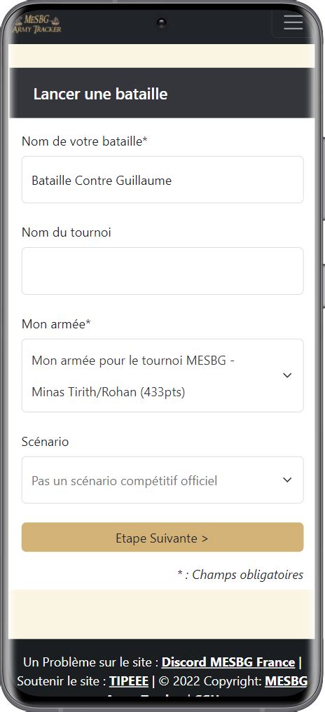 Mesbg Army Tracker Modélisateur Darmée Et Table De Pouvoir