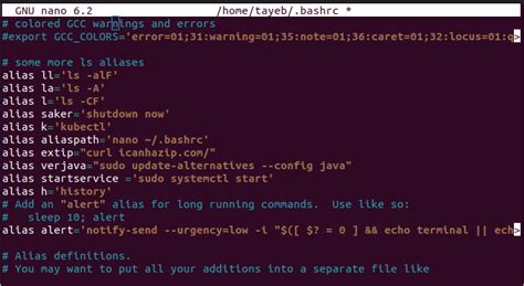 Permanently Save Aliases In Your System Tayeblagha Medium