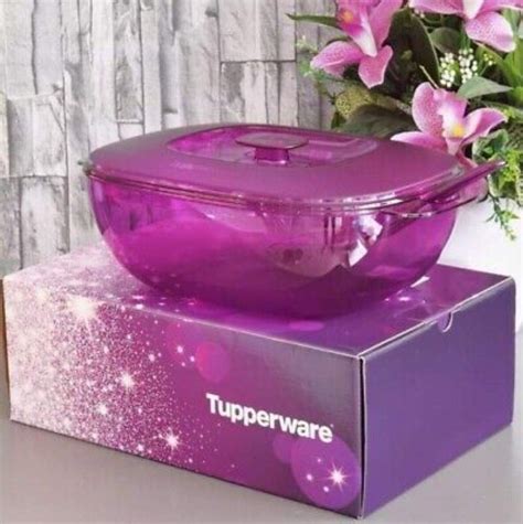 Tupperware Purple Royale Crystalline Soup Server 1 Furniture And Home Living Kitchenware