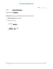 Find The Exact Value Of The Trigonometric Function Do Not Use A Calculator Course Hero