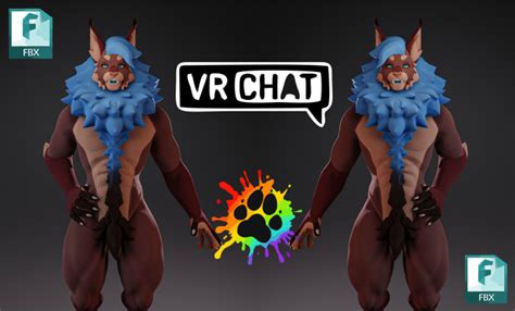 Do Vrchat Avatar Fursona Furry Avatar 3d Nsfw Model For Vtuber Vriod Gmod By Hopheymhi Fiverr