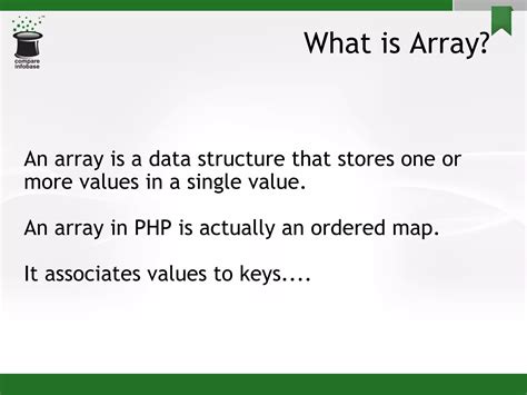 Arrays In Php Ppt Programming Languages Computing