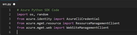 Interact With Azure Web Applications Using The Python Sdk