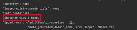 Container Instances Containergroups List Method Result Doesnt Have Instanceview Info · Issue