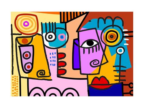Picasso Abstract Faces