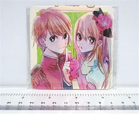 Oshi No Ko Official Anime Merchandise Character Cute Post Card Like Square Coaster Php