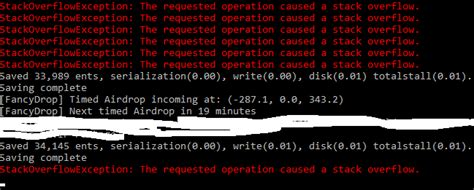 Oxide Stackoverflowexception The Requested Operation Caused A Stack
