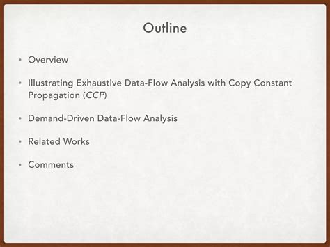 Paper Study Demand Driven Computation Of Interprocedural Data Flow Ppt
