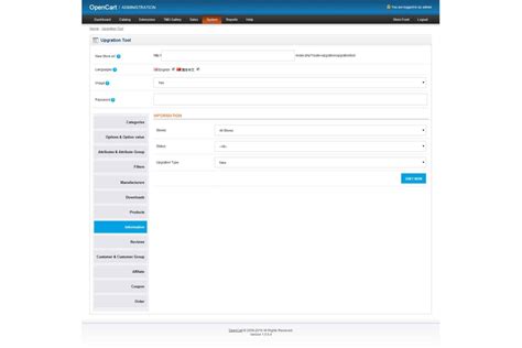 Opencart OpenCart Upgrade Migrate Tool X To X To X TMD