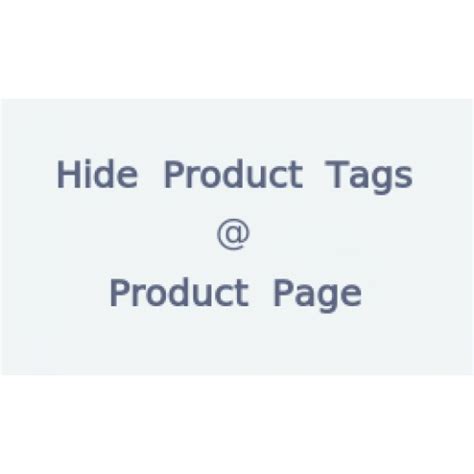 Remove Hide Tags From Product Page Free Opencart Extension CartBinder