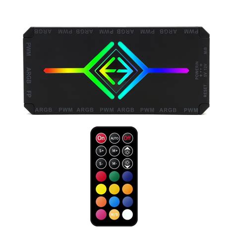 Necvior Argb Pwm Fan Hub 5v 3pin Argb 4pin Pwm Rgb Case Fan Hub