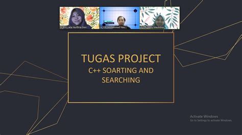 Tugas Project C Sorting And Searching Youtube