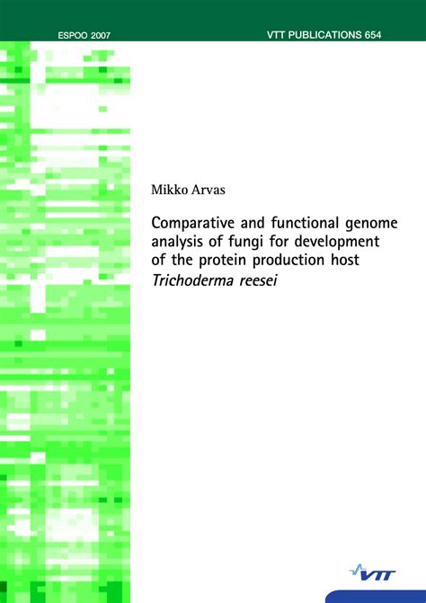 Pdf Comparative And Functional Genome Analysis Of Fungi For