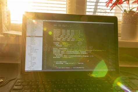 Software Development C Sharp C Net Code Close Up Macro Shot Of Game