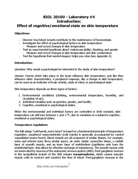 Lab 4 Intro Biol 2010 U 2022 1 Biol 2010u Laboratory Introduction Effect Of Cognitive