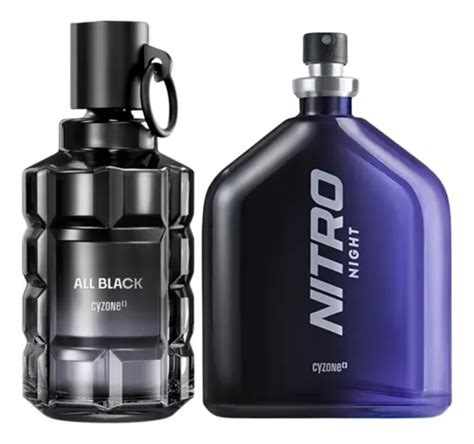 Nitro Night Cyzone 100ml All Black Cyzone 90 Ml Envío Gratis