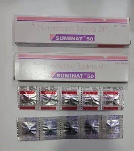 Suminat Sumatriptan 50 Mg Tablets At ₹ 120 Stripe Imitrex Tablet In Nagpur Id 2852632032473