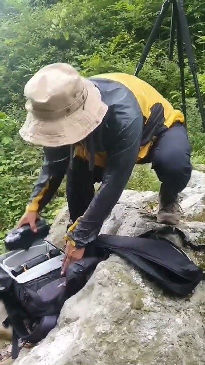 미끄러지지 말자 드론준비삼각대설치바위위에서그래도찍을건찍자하이퍼랩스는 Youtube