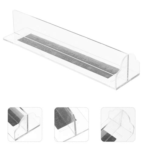 Ounona 2pcs Shelf Divider Shop Shelf Divider Acrylic Shelf Separator Organization Store Shelves