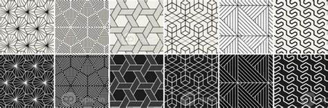 خرید و قیمت دانلود مجموعه وکتور الگوهای بدون درز مینیمال هندسی اوپیک ترب