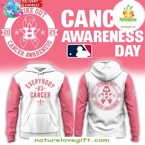 Astros 2026 Cancer Awareness Hoodie Strike Out Cancer Unique Ts