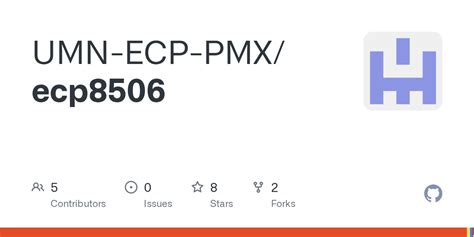 Github Umn Ecp Pmxecp8506