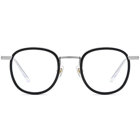 Round Titanium Eyeglass Tb19b Eyewearglobo