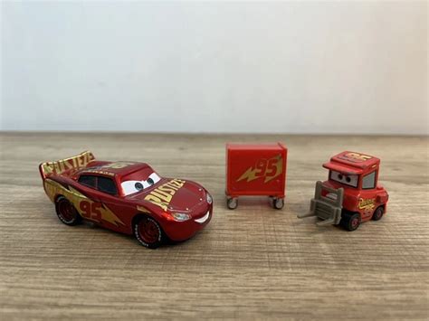 Disney Pixar Cars Die Cast Rust Eze Team Crew Pitty Lightning Mcqueen In Vgc £8 50 Picclick Uk