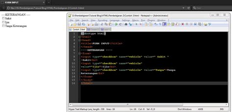 Cara Mudah Membuat Komponen Check Box Pada Html ~ Sekripku