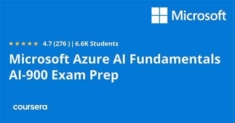 Microsoft Azure Ai Fundamentals Ai 900 Exam Prep Specialization Coursya