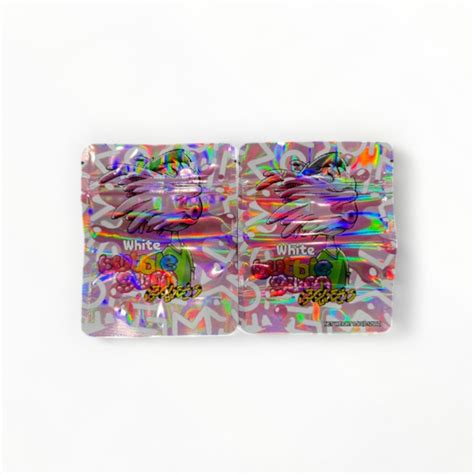 Shop Mylar Bag 35 Grams White Bubblegum Packaging Xotic Packs