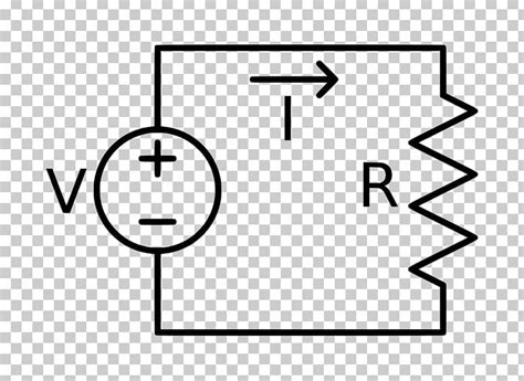 Voltage Source Current Source Ohm S Law Electronic Symbol PNG Clipart Angle Area Black