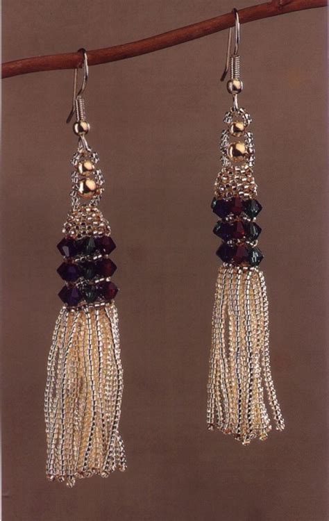 Дайя Ручная работа Серьги из бисера