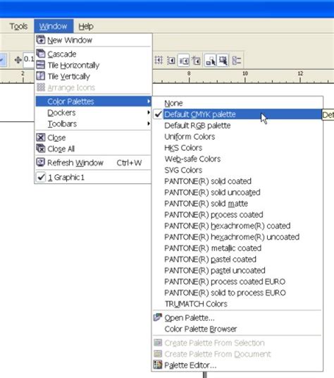 Color Palette Display Has Vanished CorelDRAW Graphics Suite CorelDRAW X And Older
