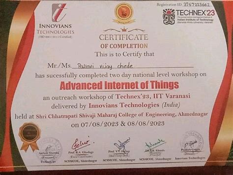 Pallavi Chede On Linkedin Iotinnovation Iotworkshop