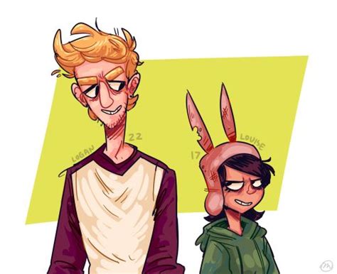 Louise And Logan Bobs Burgers Louise Belcher X Logan Louise And