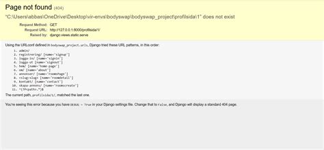 Error 404 Html Page Not Rendering For Other Apps Than Main Application Templates And Frontend