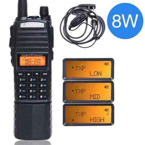 Pcs Baofeng UV R UHF VHF Dual Band Two Way Radio