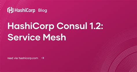 Hashicorp Consul 12 Service Mesh