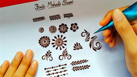 Basic Mehndi Shapes For Beginners Practice These Basic Shapes Daily Henna Class Henna